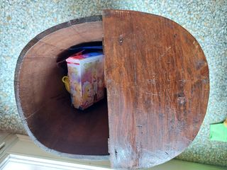 Portaoggetti in legno