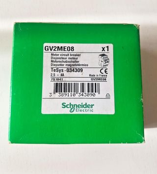 Schneider Electric GV2ME08 TeSys Interruttore