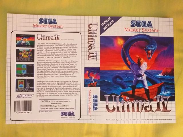 Caratulas custom Master System. 6° y ultima tirada de segunda mano por ...