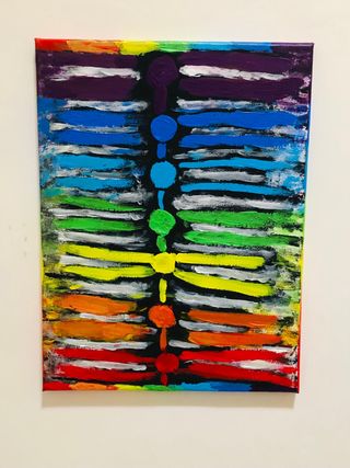 Quadro dipinto a mano