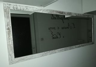 Specchio effetto shabby