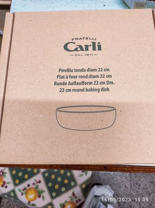 Pirofila tonda diametro 22