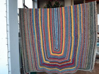 Coperta🛏fatta a mano per singolo,😃oppure Poncho?