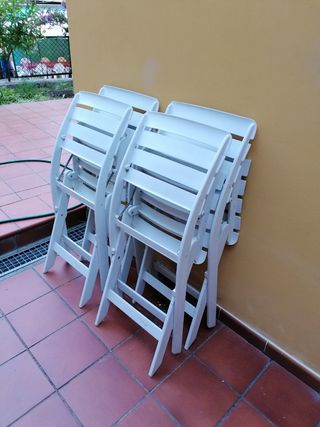 sedie da giardino x4