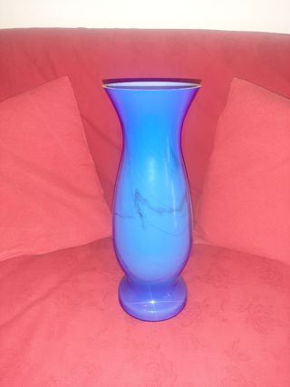 Vaso vetro blu