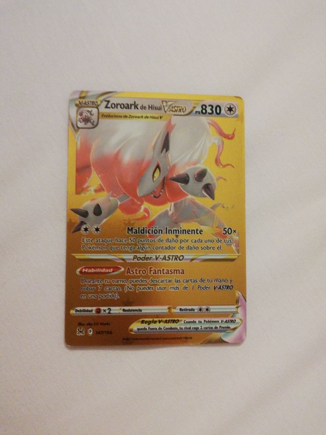 Carta pokémon zoroark de hisui vastro de segunda mano por 25 EUR en Los ... Carta pokémon zoroark de hisui vastro de segunda mano por 25 EUR en Los ...