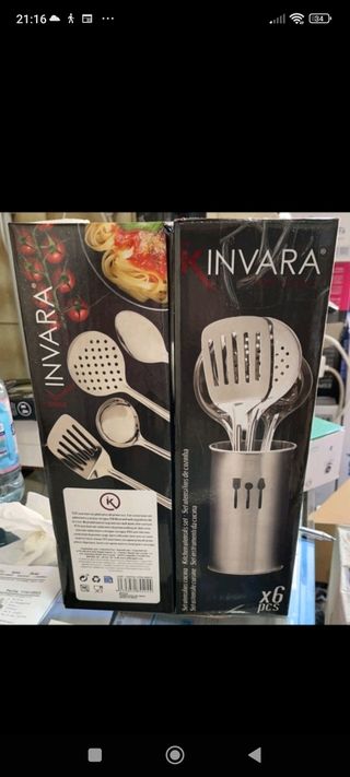 set mestoli in acciaio