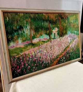 Stampa su tela Il Giardino di Monet