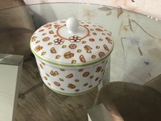 Biscottiera con 2 tazze mug country