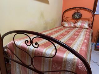 Testata letto singolo in ferro battuto