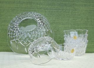 servizio ciotole in cristallo, NUOVO