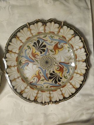 Due Piatti anni '50. Diametro 24,5