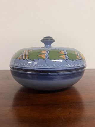 Potiche centrotavola in Ceramica di Faenza.