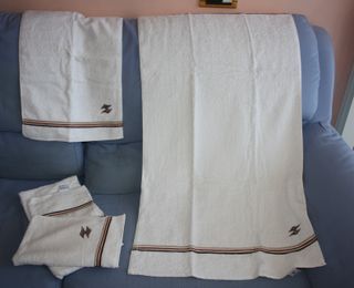 2 set asciugamani viso + ospite Zucchi