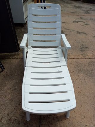 2 sdrai da giardino regolabili