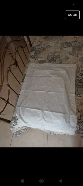 coppia federe vintage fatte a mano a punto giorno