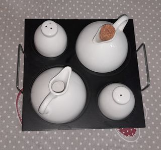 Set Porta spezie Olio, Sale pepe e aceto marca AD