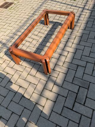 struttura tavolino anni 60 legno massello