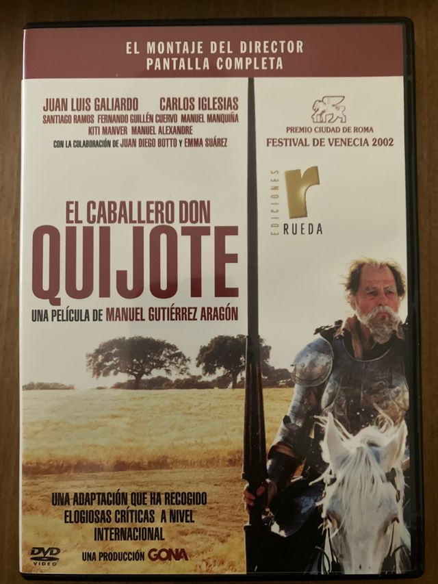 DVD El caballero Don Quijote de segunda mano por 1 EUR en Salamanca en ...