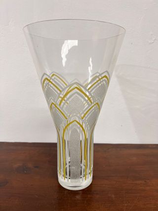 Vaso in vetro di Murano della vetreria Ghisetti.