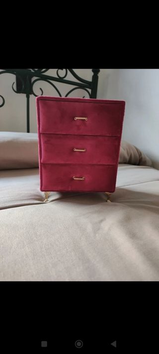 mobiletto in velluto