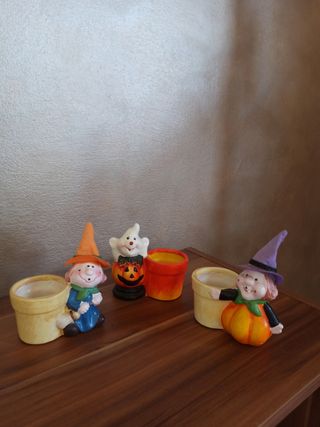 Tre vasetti Halloween