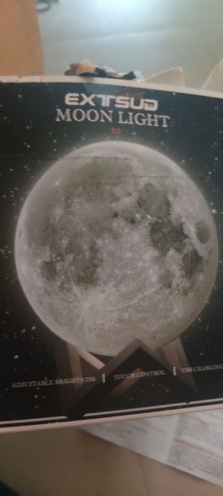 lampada colorata "Moon light"