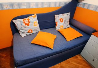 Letto singolo con annessa Brandina