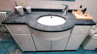 Mobile bagno in VERO Marmo