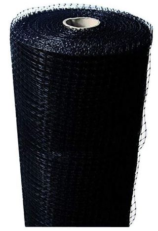 Rete in plastica anti uccelli nera 200 metri