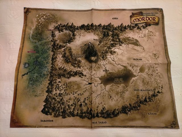 Mapa Mordor 2 Tolkien El Señor de los Anillos de segunda mano por 10 EUR en El Perello en WALLAPOP