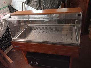 vetrina frigo in legno