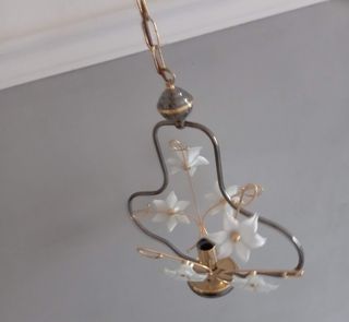 Lampadario con fiori