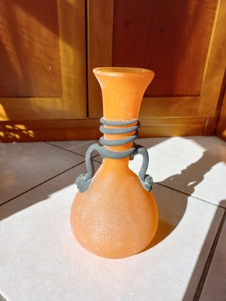 Vaso di murano in stile vetro scavo