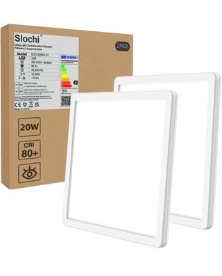 Plafoniera LED a Soffitto, 2 pezzi 20W