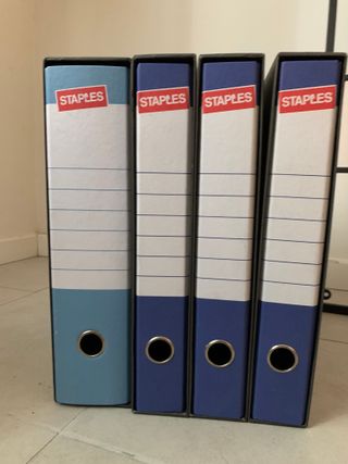 4 Raccoglitori ad anelli per ufficio