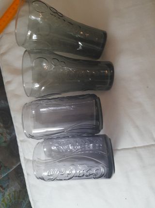 4 bicchieri viola COCA COLA