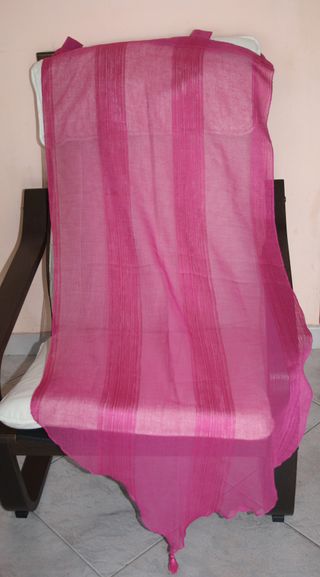 Tendina semitrasparente fucsia