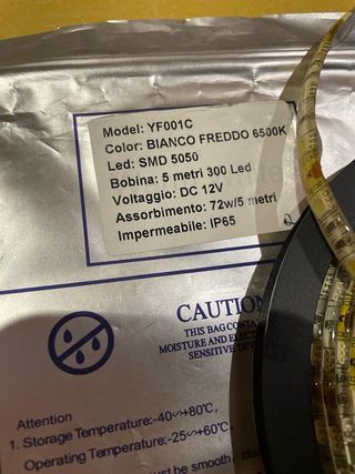 Bobina led 5050 bianco freddo