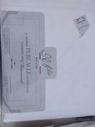 lenzuola matrimoniali cotone percalle il filo