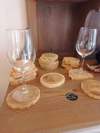 sottobicchieri in legno