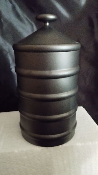 Barattolo Calisto 3 nero Alessi