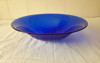 Centro tavola grande IVV vetro lavorato Vintage