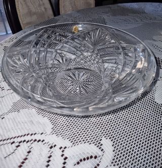 Piatto di cristallo