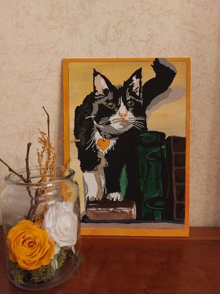 Gatto quadro