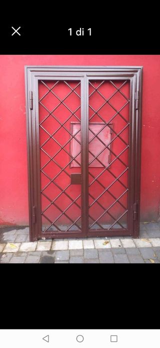 grata In Ferro artigianale h. 150 l. 94