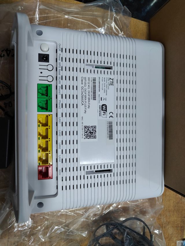 Router Wifi ZTE ZXHN H298Q de segunda mano por 20 EUR en Zaragoza en ...