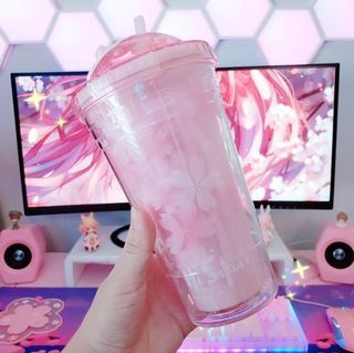 Spring Sakura Tumbler rosa bicchiere kawaii