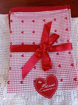 Set 2 asciugamani cucina Blanc Mariclò