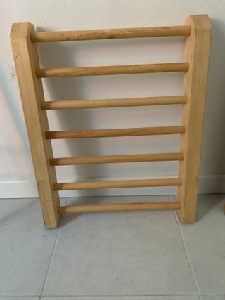 Bel Carrello in legno massiccio portapantaloni